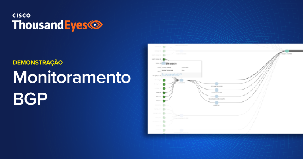 Controle a rede | Monitoramento BGP da ThousandEyes