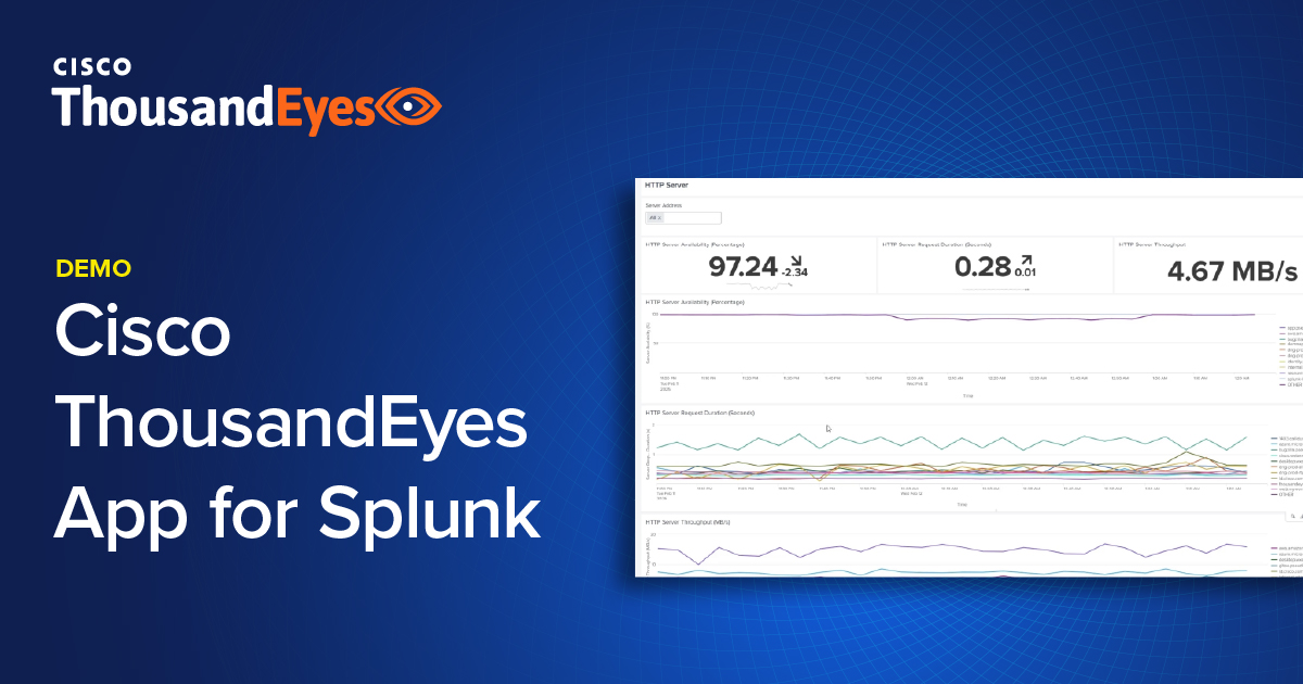 Cisco ThousandEyes App for Splunk