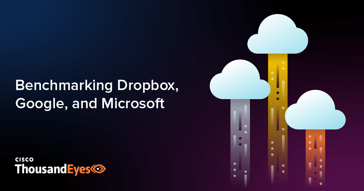Benchmarking Dropbox, Google, and Microsoft