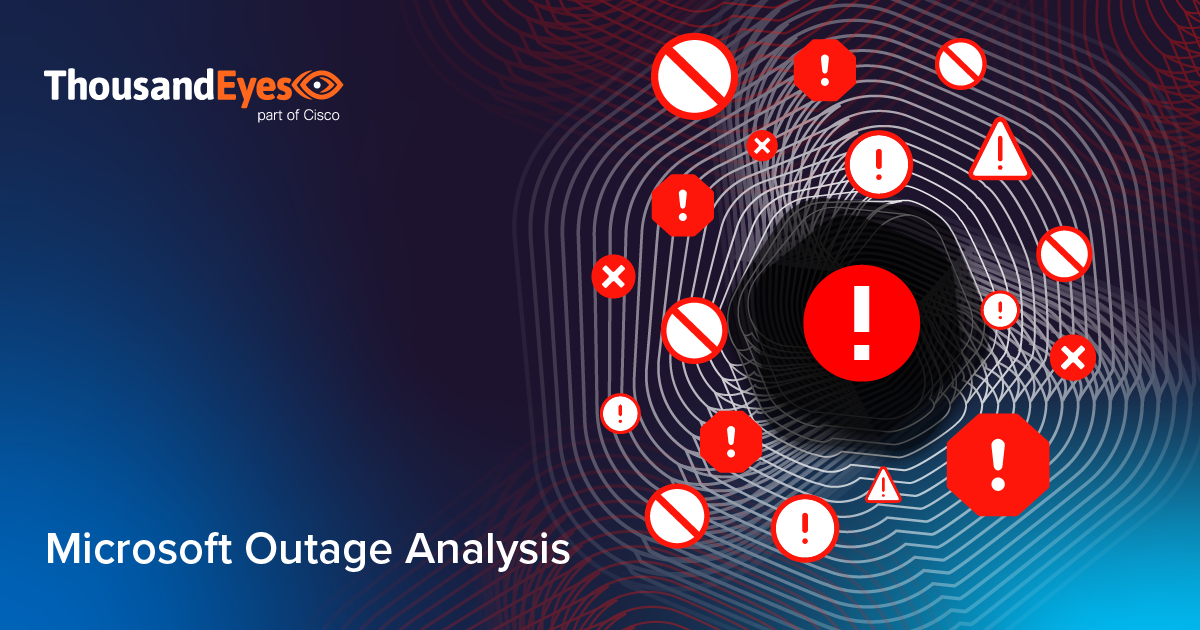 Internet Outage Analysis: Microsoft (Jan 25th, 2023)