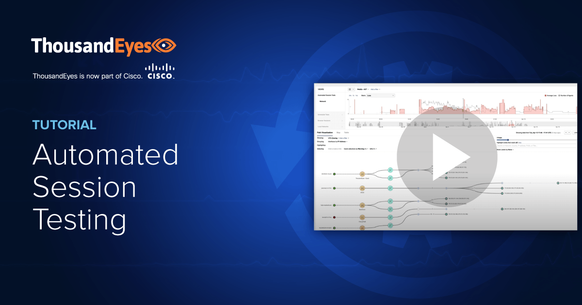 Automated Session Testing for End User Monitoring