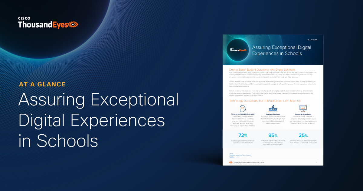 Assuring Exceptional Digital Experiences in Schools