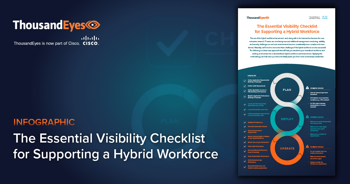 The Essential Visibility Checklist for a Hybrid Workforce