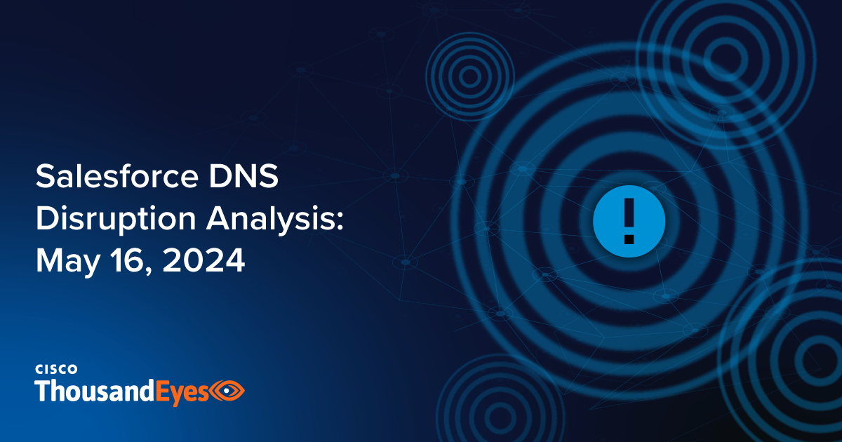 Salesforce DNS Disruption Analysis: May 16, 2024