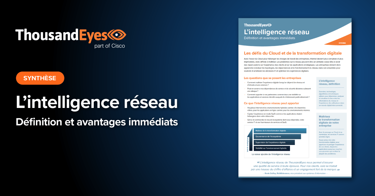 L’intelligence réseau : Définition et avantages immédiats