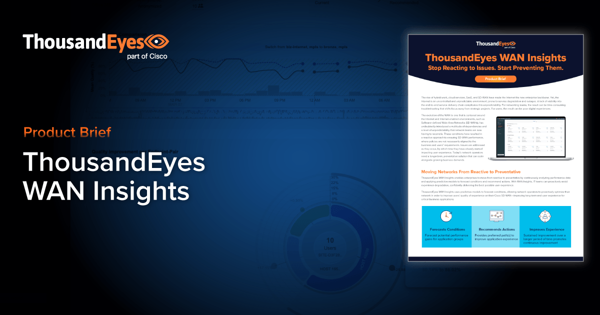 WAN Insights Product Brief