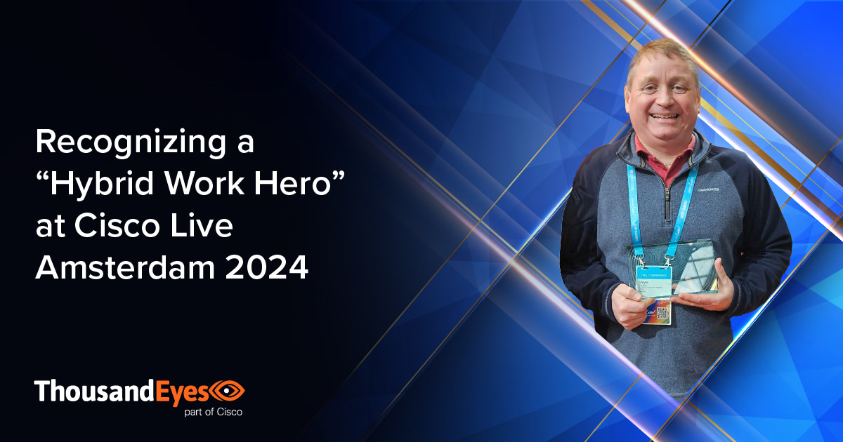 A 'Hybrid Work Hero' Recognized at Cisco Live Amsterdam