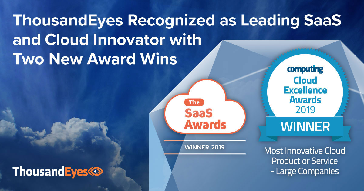Leading SaaS and Cloud Innovator with Two New Award Wins