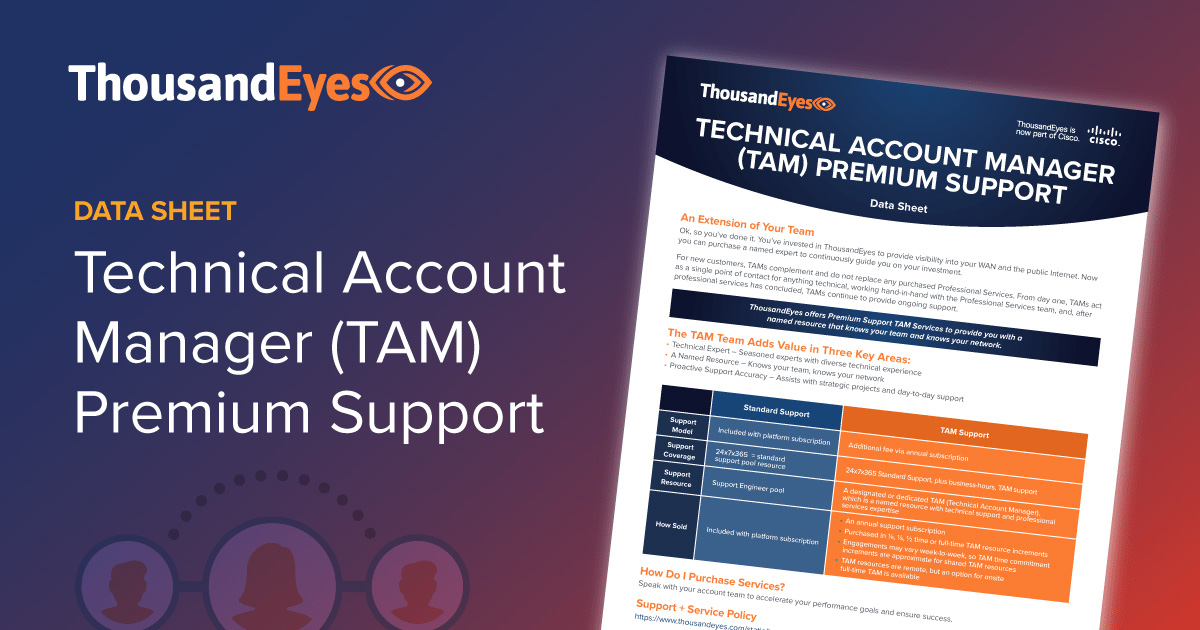 Technical Account Manager (TAM) Premium Support Overview