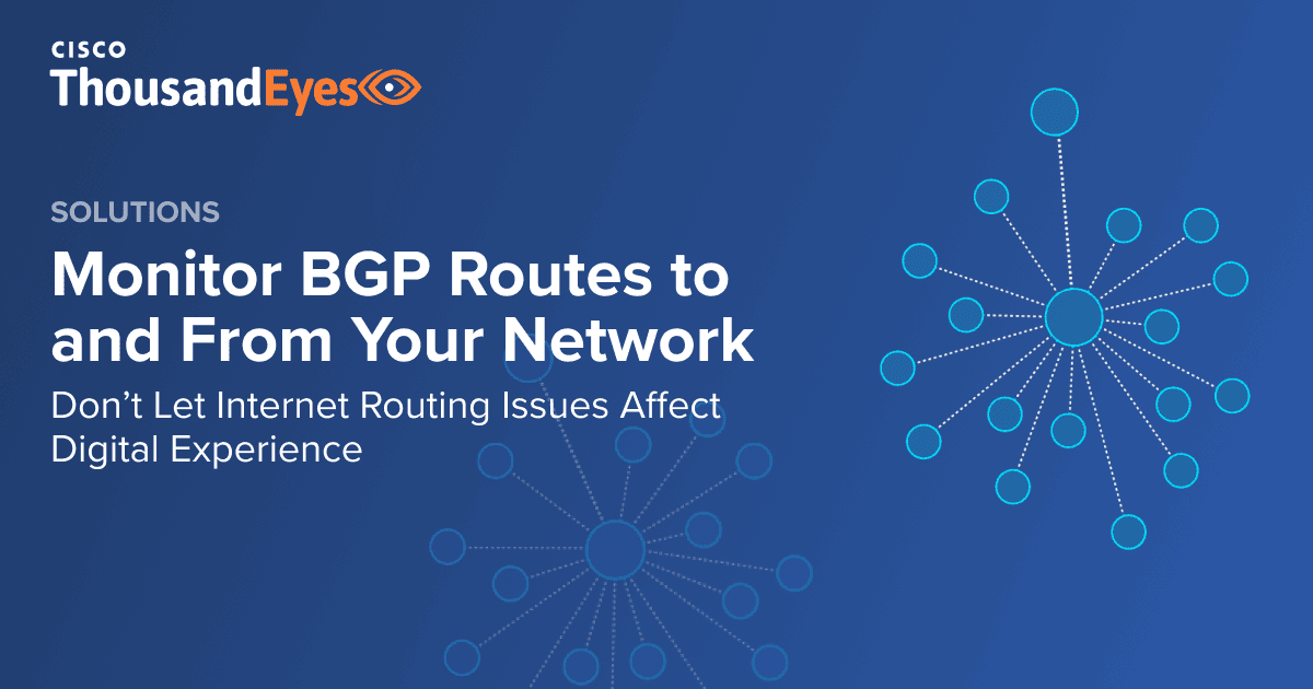 BGP Route Network Monitoring Solution