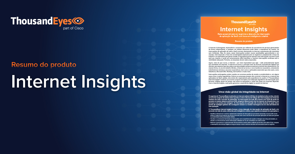 Internet Insights™ - Resumo do produto